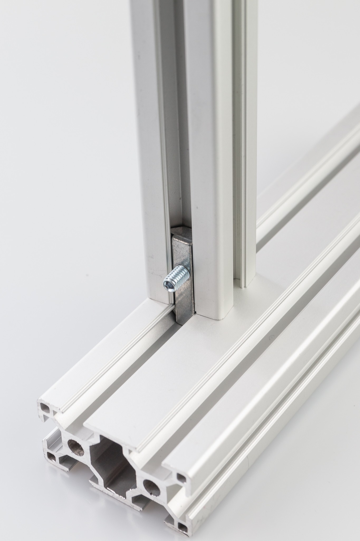 L-Shaped INTERNAL Thread Interior Corner Joint Bracket with M6 Scre...