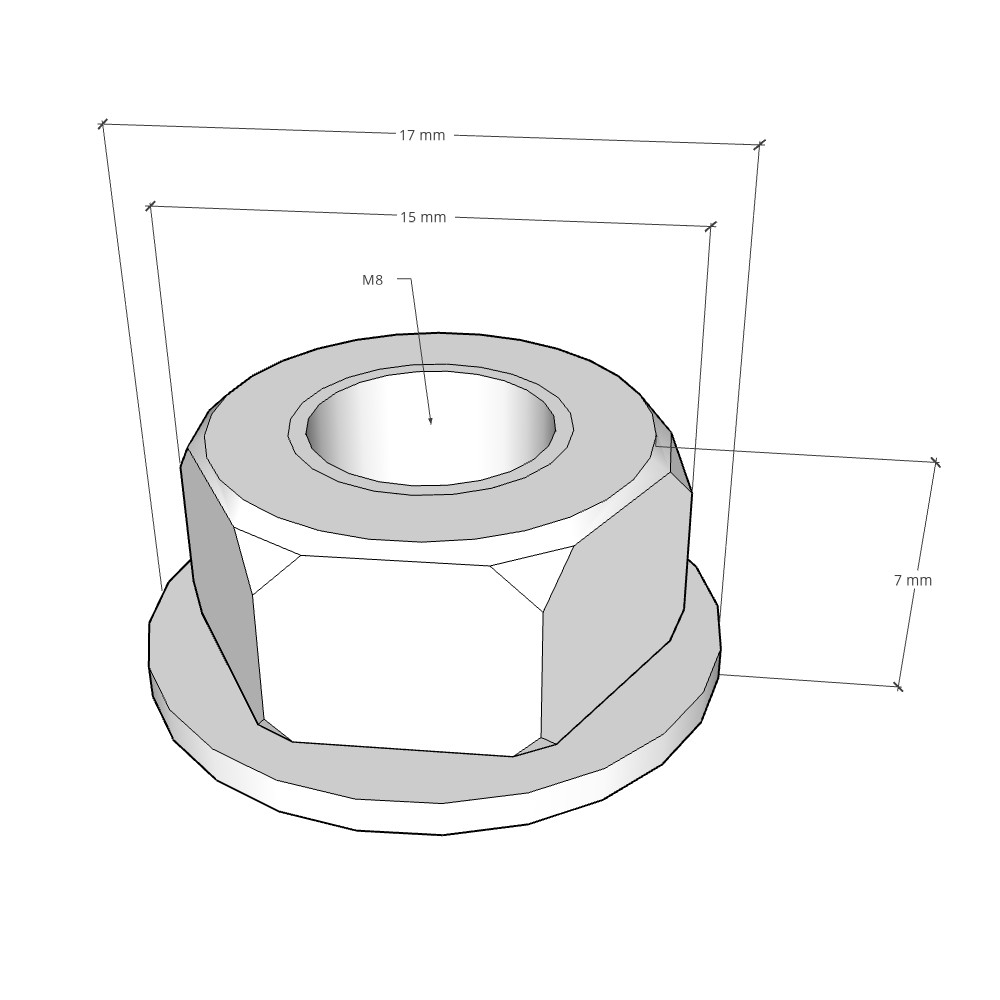 10er Set M6 T-Muttern (für 40 mm Aluminium-Konstruktionsprofile)